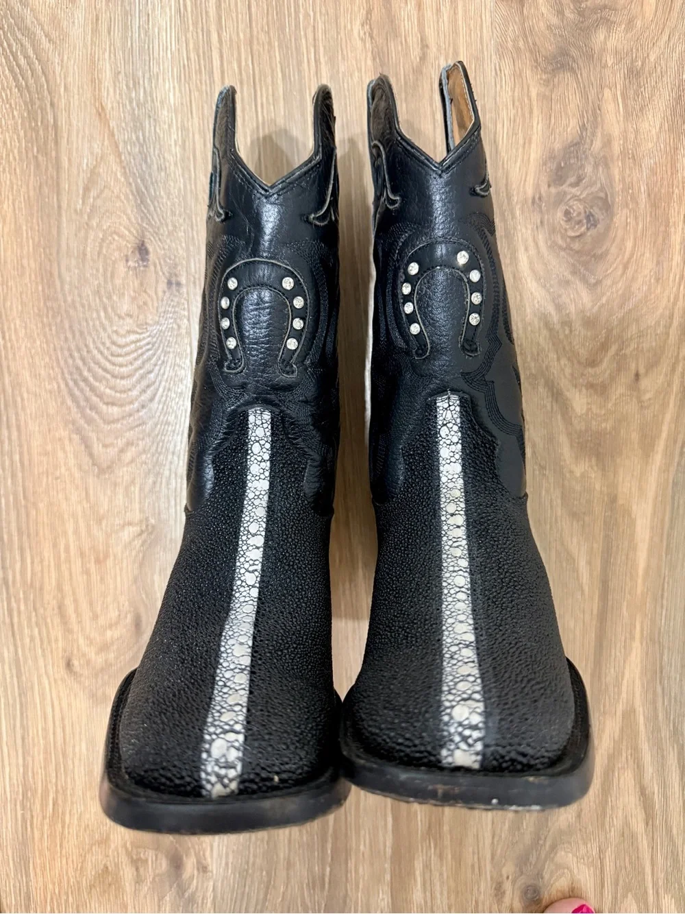 El General | Shoes | El General Genuine Stingray Leather Western Cowboy ...
